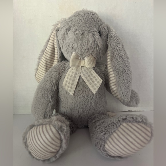 Burton | Toys | Burton Gray Lop Eared Plush Bunny Rabbit Striped ...